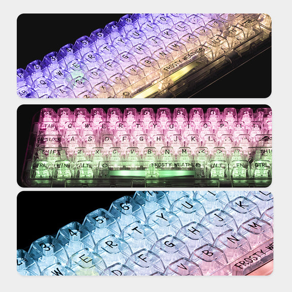 CoolKiller CK68 Wireless Hot Swappable OLED Mechanical Keyboard - Polar ...