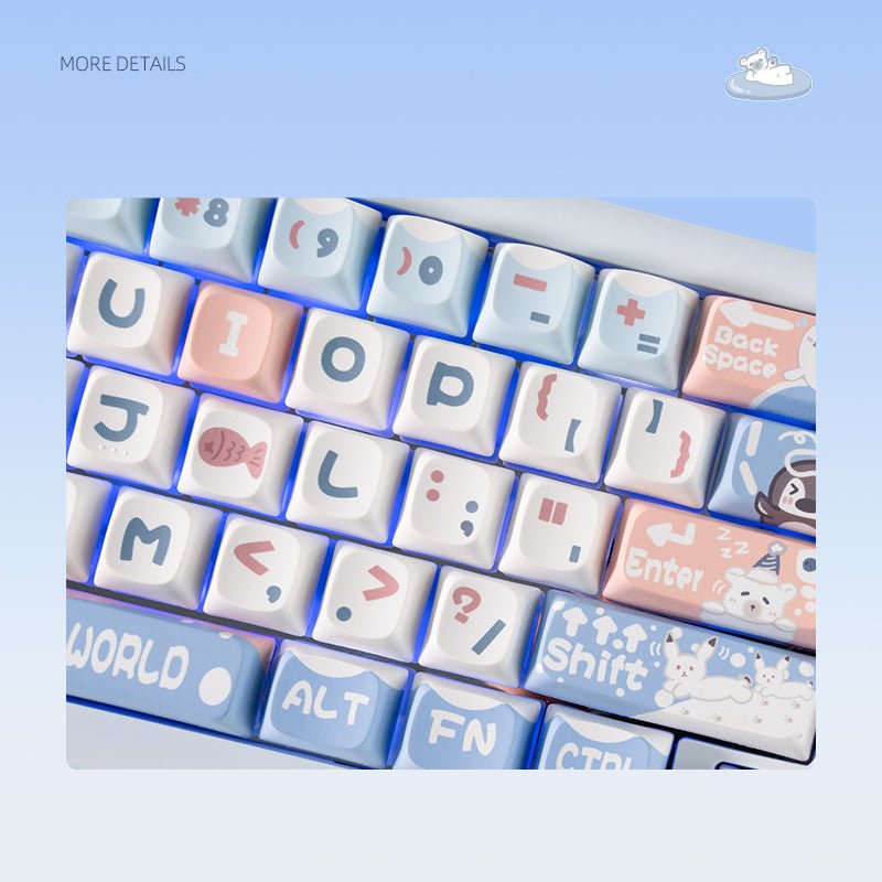 CoolKiller Polar Ocean World - PBT Keycaps