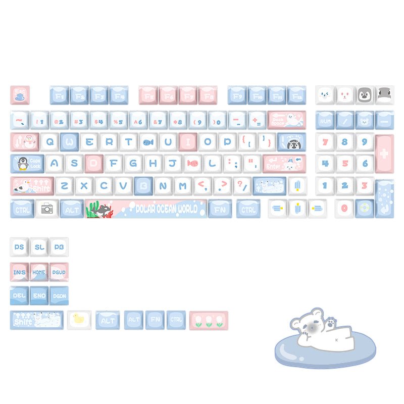 CoolKiller Polar Ocean World - PBT Keycaps