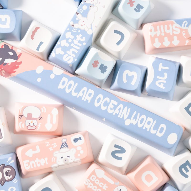 CoolKiller Polar Ocean World - PBT Keycaps