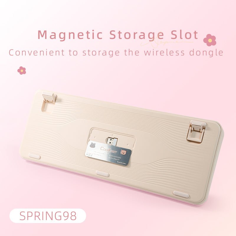 CoolKiller Wireless Gasket Mechanical Keyboard - Spring