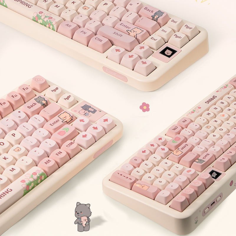 CoolKiller Wireless Gasket Mechanical Keyboard - Spring