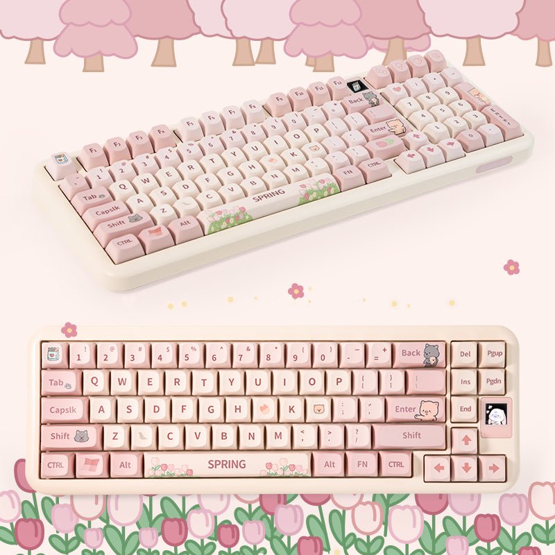 CoolKiller Wireless Gasket Mechanical Keyboard - Spring